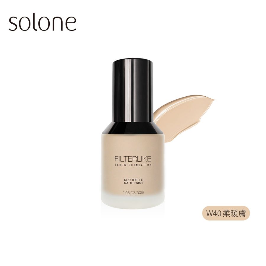 Solone柔紗精粹粉底液SPF50/ 30g/ W40柔暖膚Warm Beige │ 誠品線上 - 閱讀與生活的無盡想像