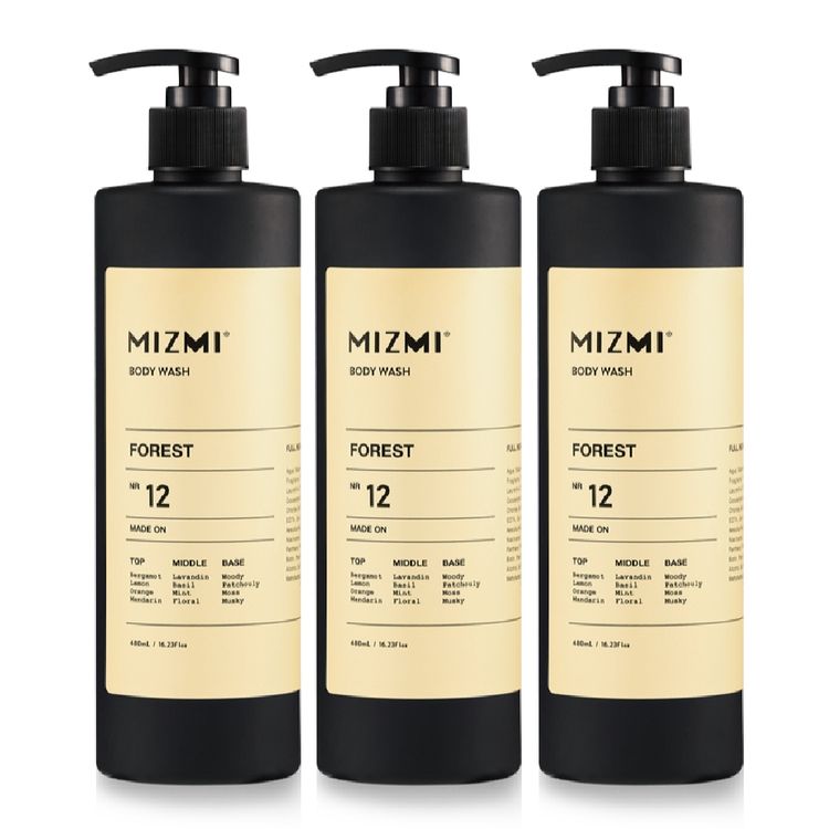 MIZMI輕柔東方沐浴精480ml*3入 │ 誠品線上 - 閱讀與生活的無盡想像