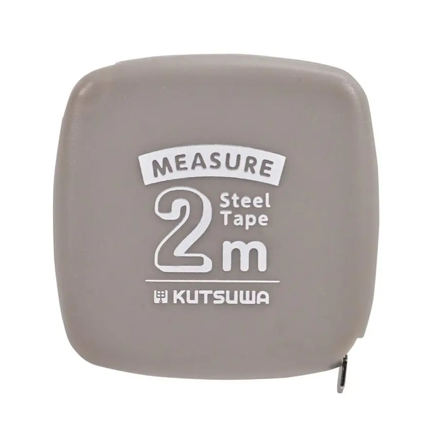KUTSUWA超薄型捲尺/ 灰色/ 2M │ 誠品線上 - 閱讀與生活的無盡想像